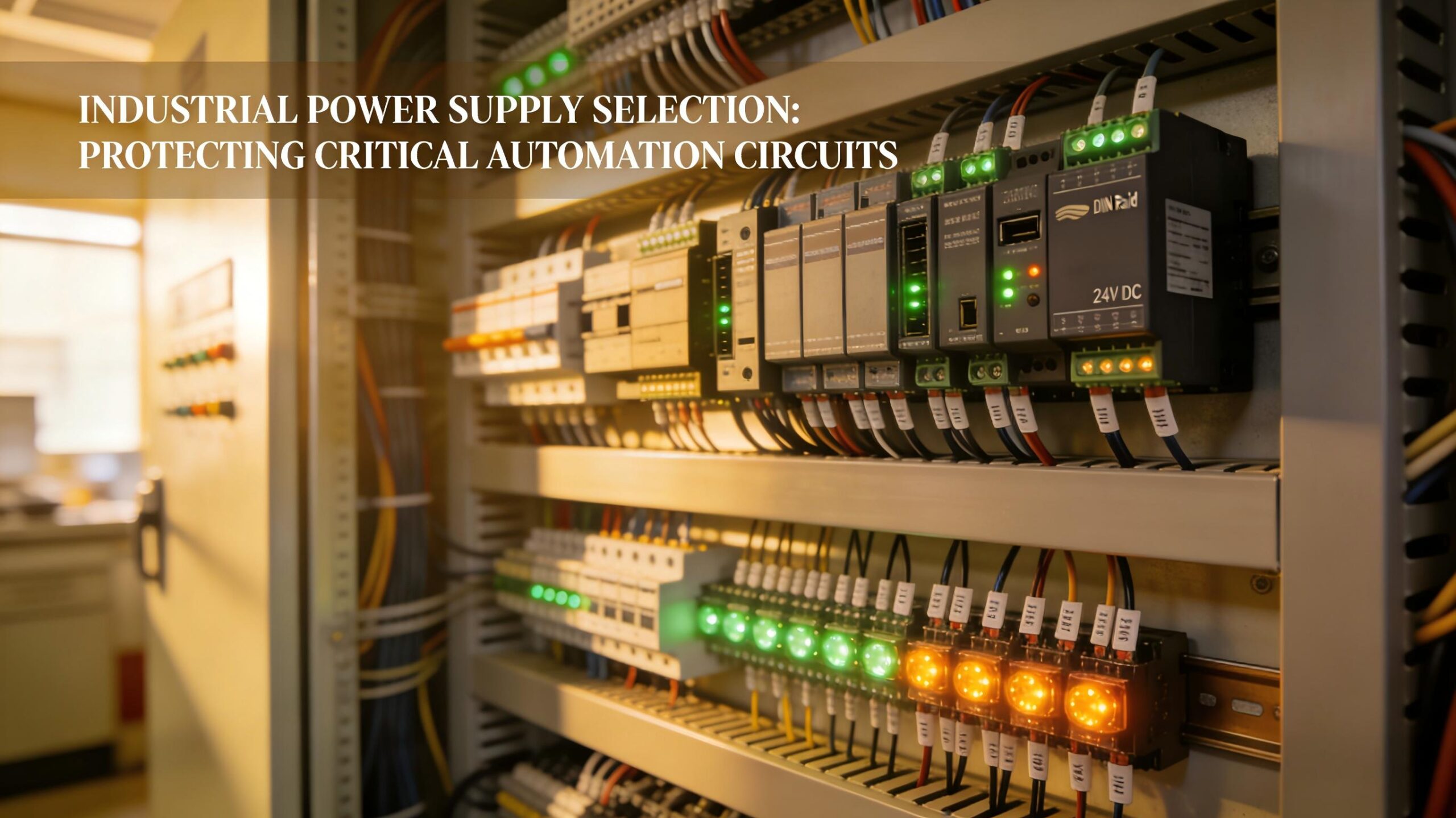 Industrial Power Supply Selection | DIN Rail Power Modules